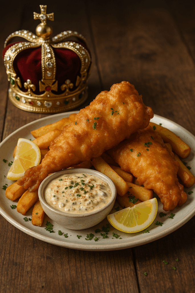 Beer Battered Cod with Jerk Sauce, Cod save the King! - Angry Octopus ...